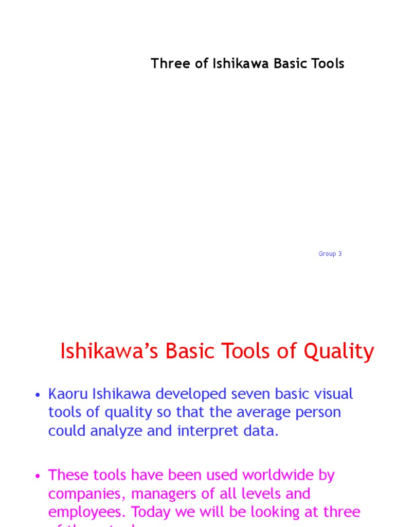 Three Essential Ishikawa Quality Tools | PDF | Causality | Scientific ...