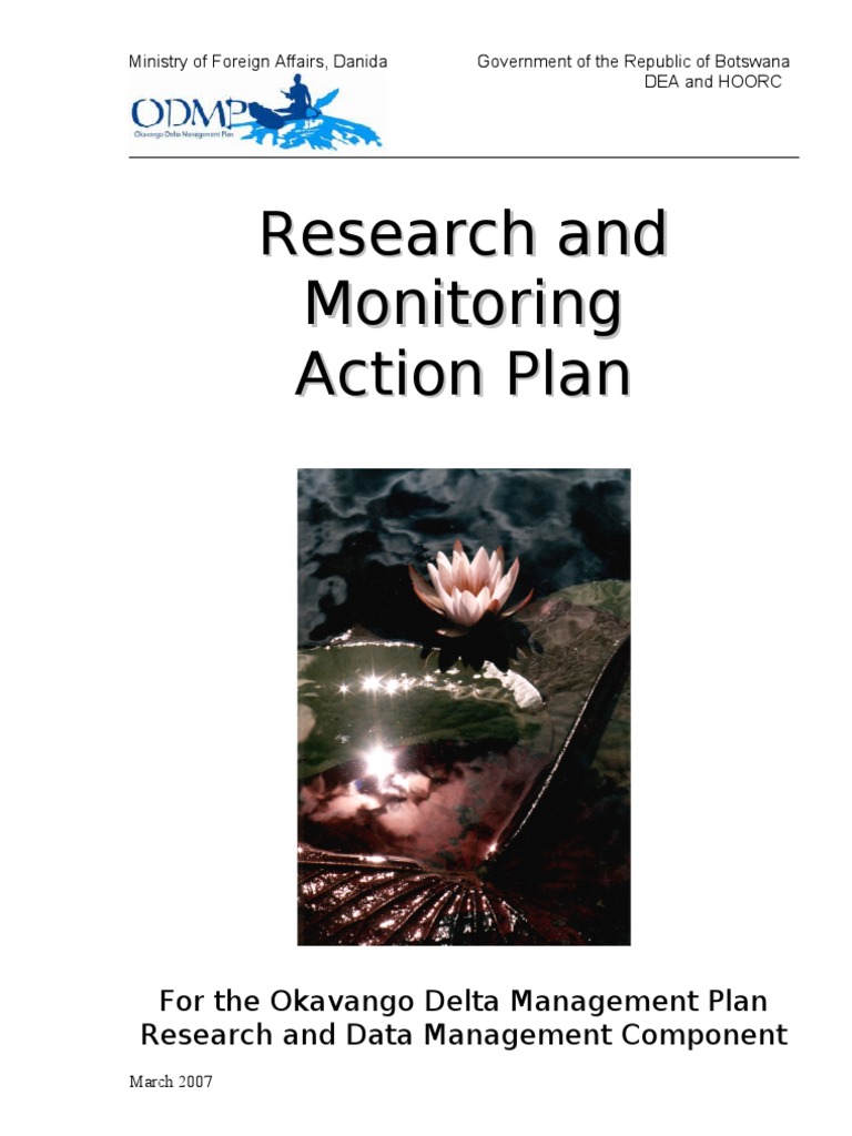 ODMP Research and Monitoring Action Plan - 2007 | PDF | Riparian Zone ...