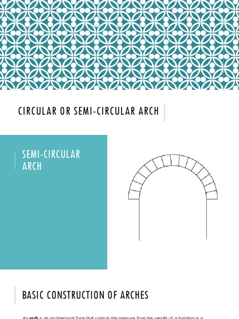 Circular or Semi-Circular Arch | Download Free PDF | Architectural ...