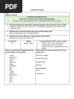 Lesson Plan Letter T | PDF | Phonics | Letter Case