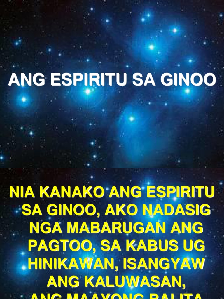 Ang Espiritu Sa Ginoo | PDF