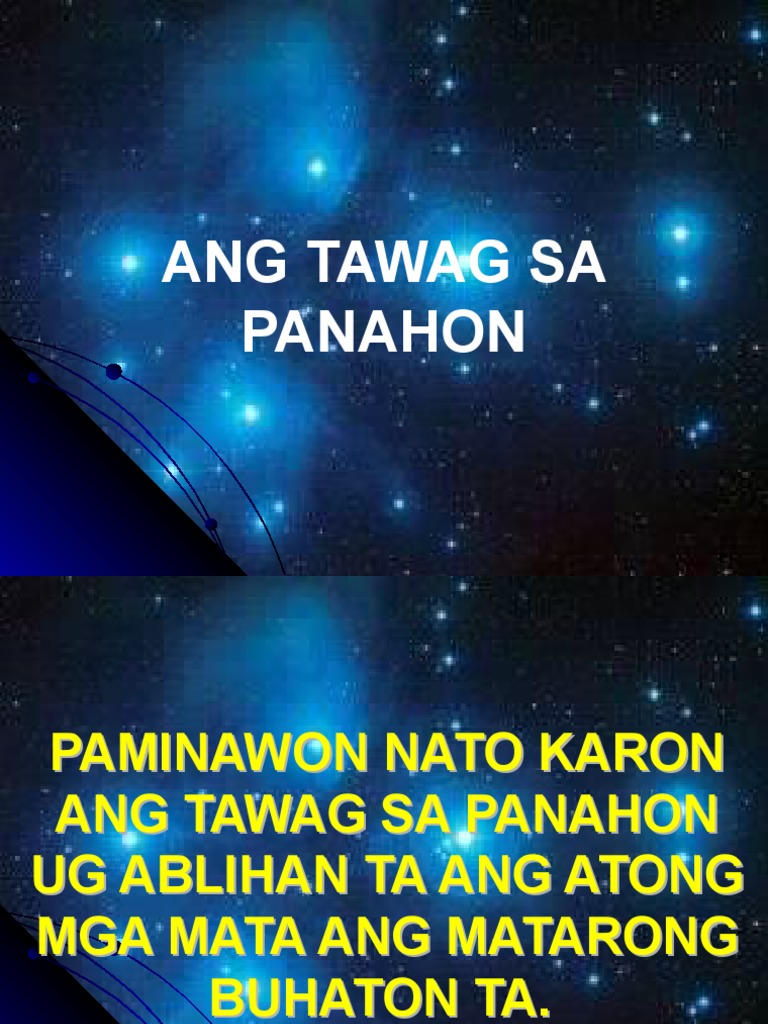 Ang Tawag Sa Panahon | PDF