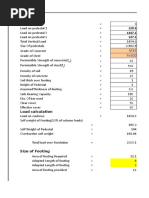 RCC Pedestal Design and Calculations | PDF | Building Engineering ...