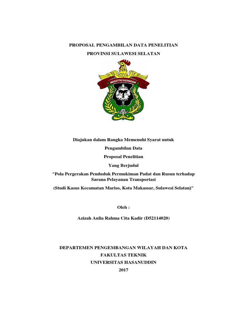 Proposal Pengambilan Data Penelitian | PDF Proposal Pengambilan Data Penelitian | PDF