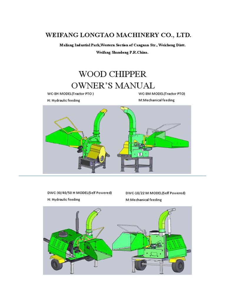 Chipper Manuals | PDF | Tractor | Battery (Electricity)