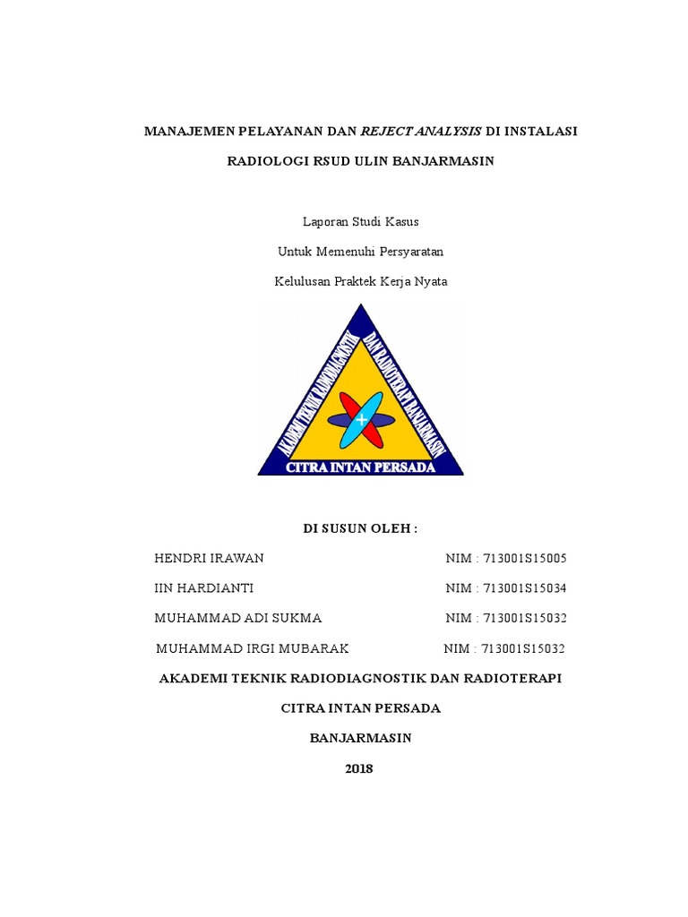 Makalah Manajemen Reject Analysis | PDF
