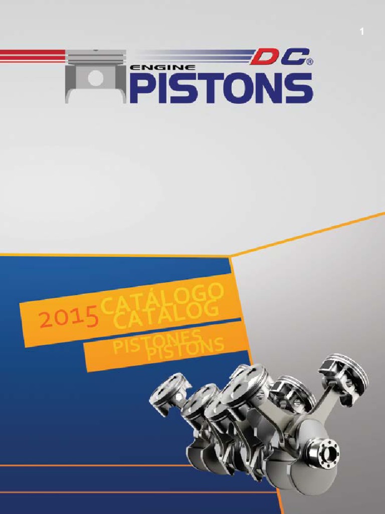 DC Piston Catalog PDF | PDF | Pistón | Vehículo de motor