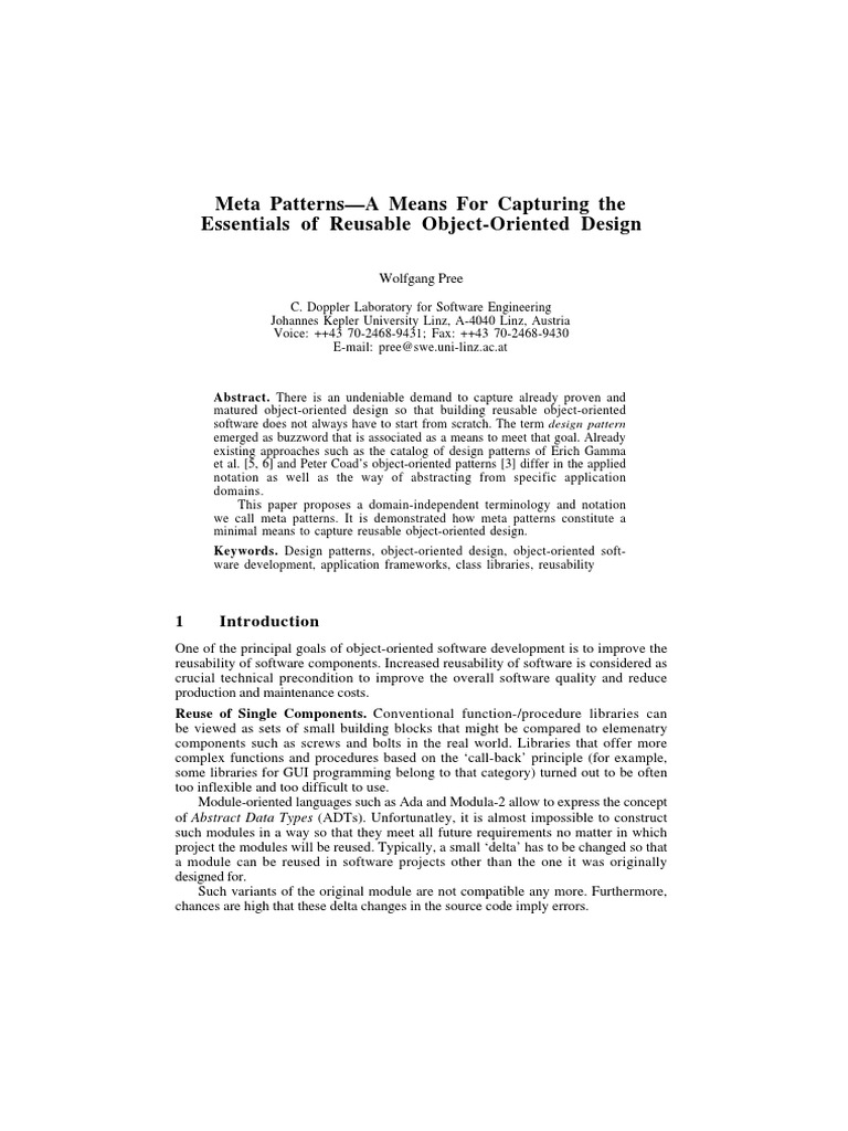 Meta Patterns Download Free Pdf Method Computer Programming Class Computer Programming