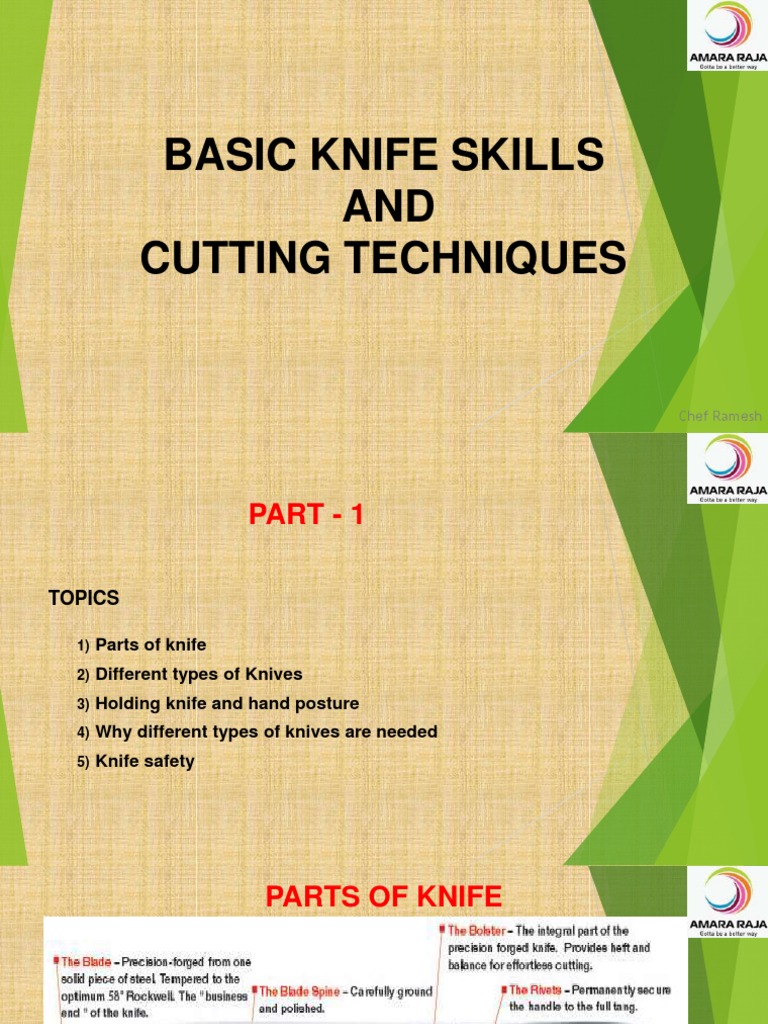 Basicknifeskillsanddifferenttypesofvegetablecutting 171031042435 | PDF ...