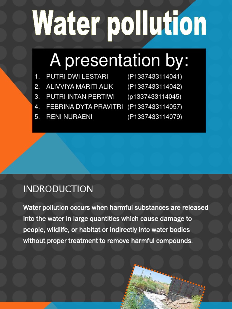 Water Pollution2016 | PDF | Water Pollution | Water Purification