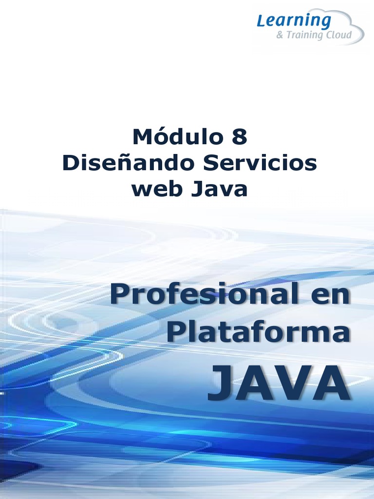 PDF M8 Java | PDF | Arquitectura orientada a Servicios | Patrón de ...