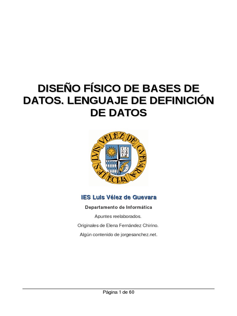 GBD Tema3 | PDF | SQL | Tabla (base de datos)