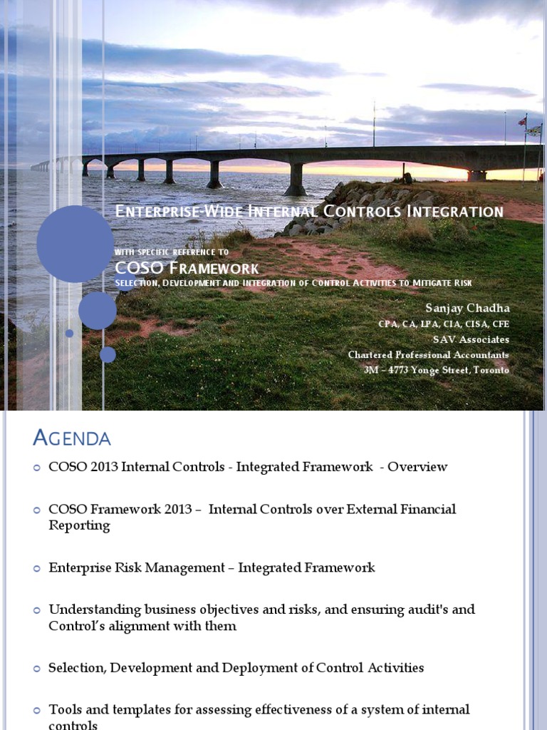 SAV ASSOCIATES - Approaches For Optimizing Your ICFR in The Context of ...