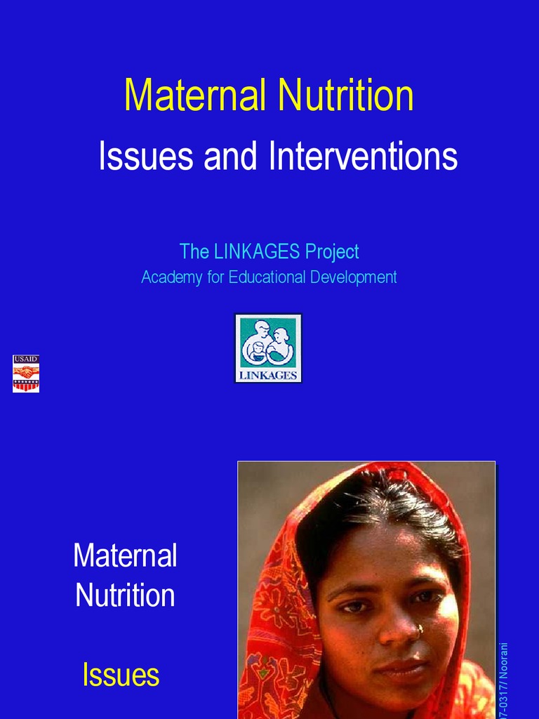 Maternal Nutrition Power Point | PDF | Micronutrient | Dietary Supplements