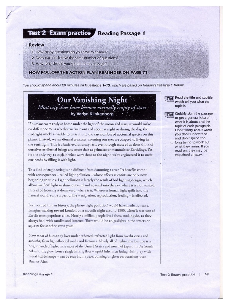 IELTS Reading Test Sample | PDF