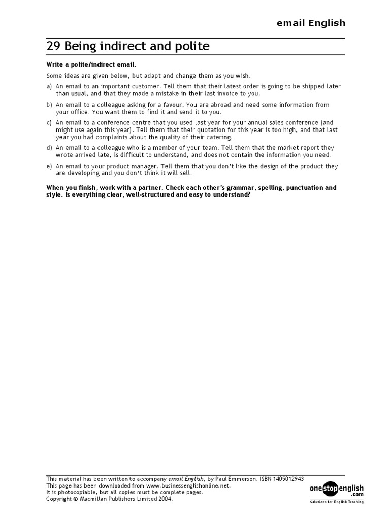 Being Indirect and Polite PDF | PDF | Communication | Business