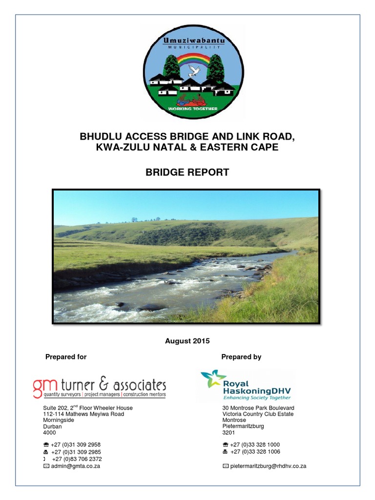 Appendix D4 Design Report and Hydrological Report | PDF | Deep ...