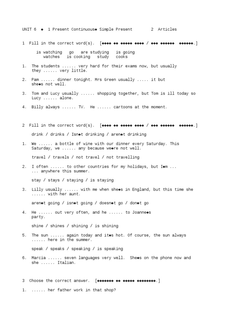 Unit 6 GRAMMAR TEST | PDF