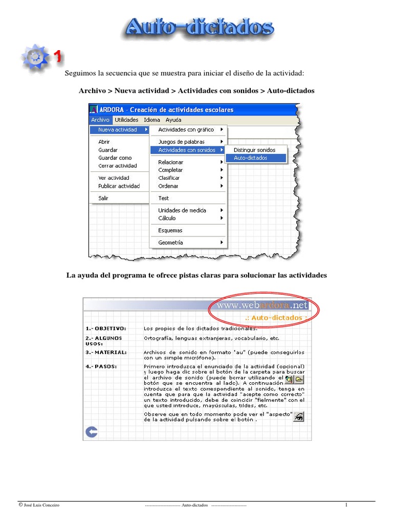 Manual Programa Ardora 1225902226198660 9 | PDF | HTML | Point and Click
