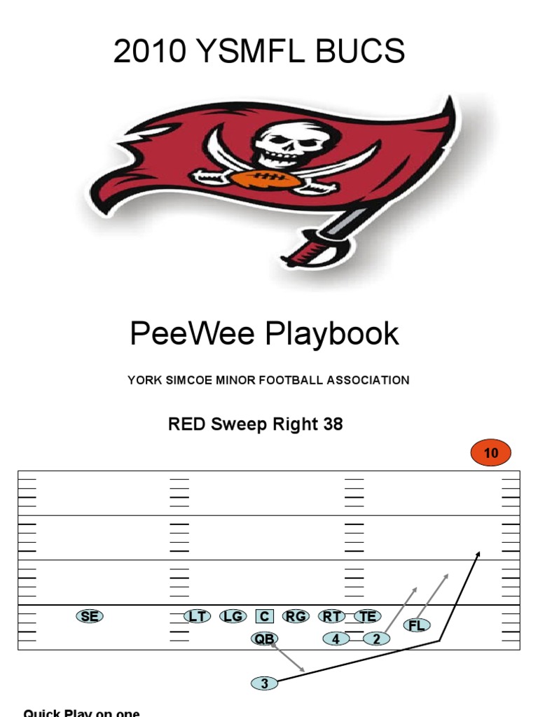 Bucs PeeWee Playbook 2010 | PDF | Sport Variants | American Football
