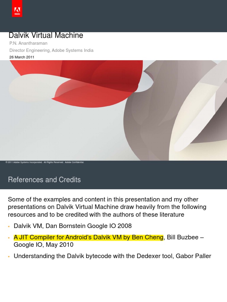 Dalvik Virtual Machine Pdf Java Virtual Machine Computer Programming