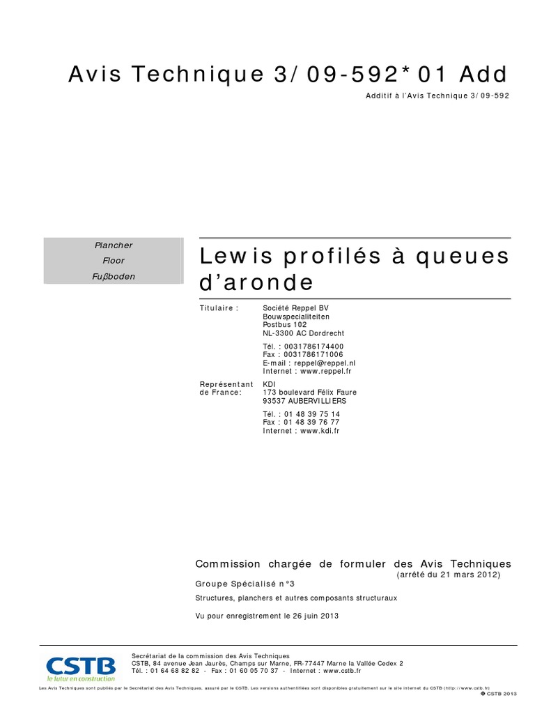 Calcul Collaborant Lewis | PDF | Flexion (matériau) | Matériaux de construction