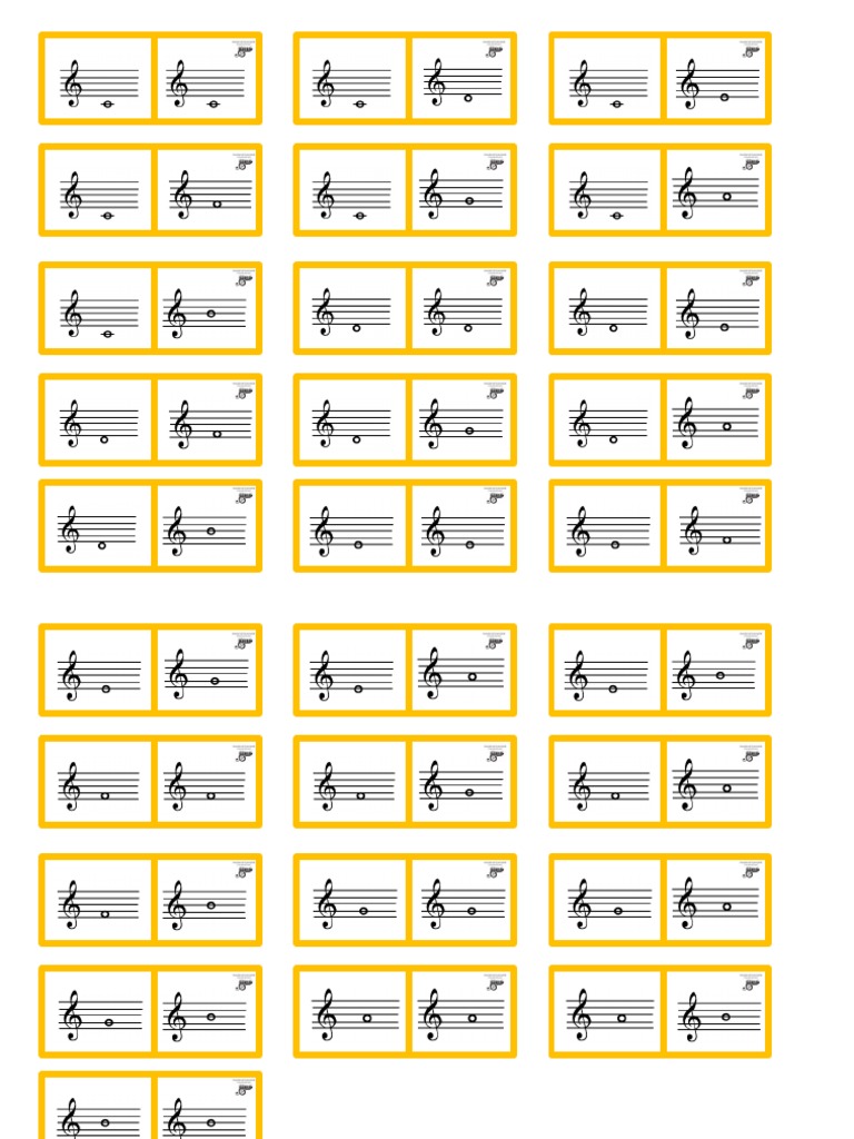 Domino - Notas Clave de Sol