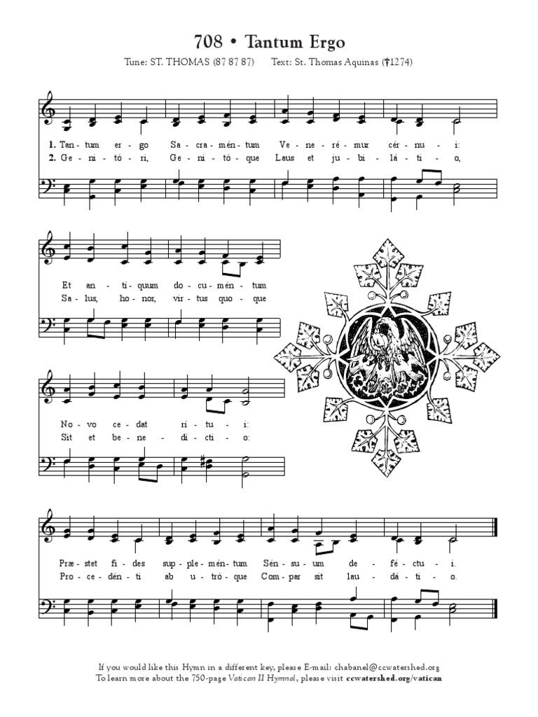 Tantum Ergo PDF | PDF