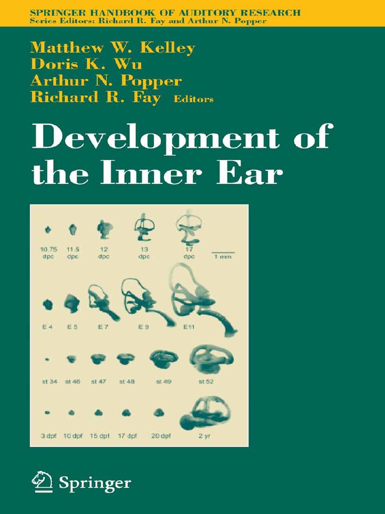 Development of The Inner Ear - M. Kelley, Et Al., (Springer, 2005) WW ...