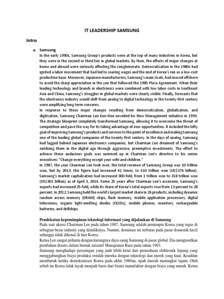 SAmsung History | PDF