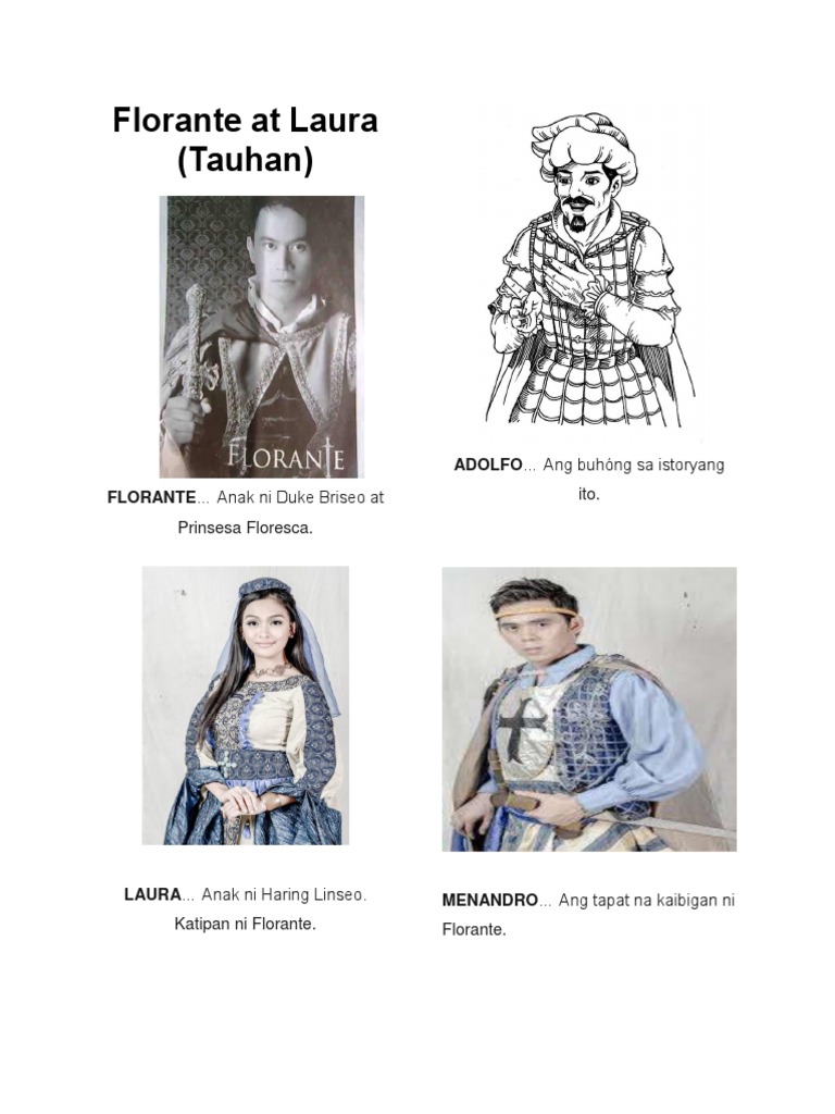 Florante at Laura - Mga Tauhan | PDF
