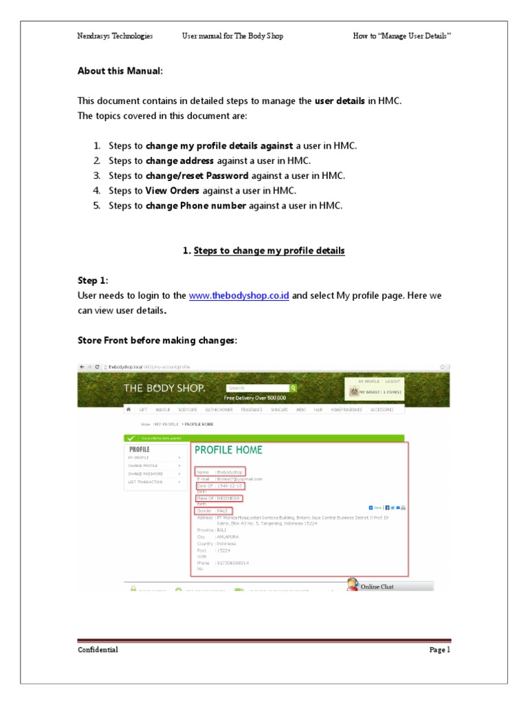 TBS - HMC Steps For Managing User Details | PDF | User (Computing) | Login