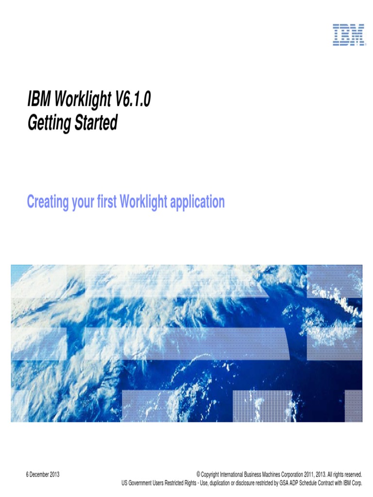 02 01 Creating Your First Worklight Application | PDF | Java Script ...