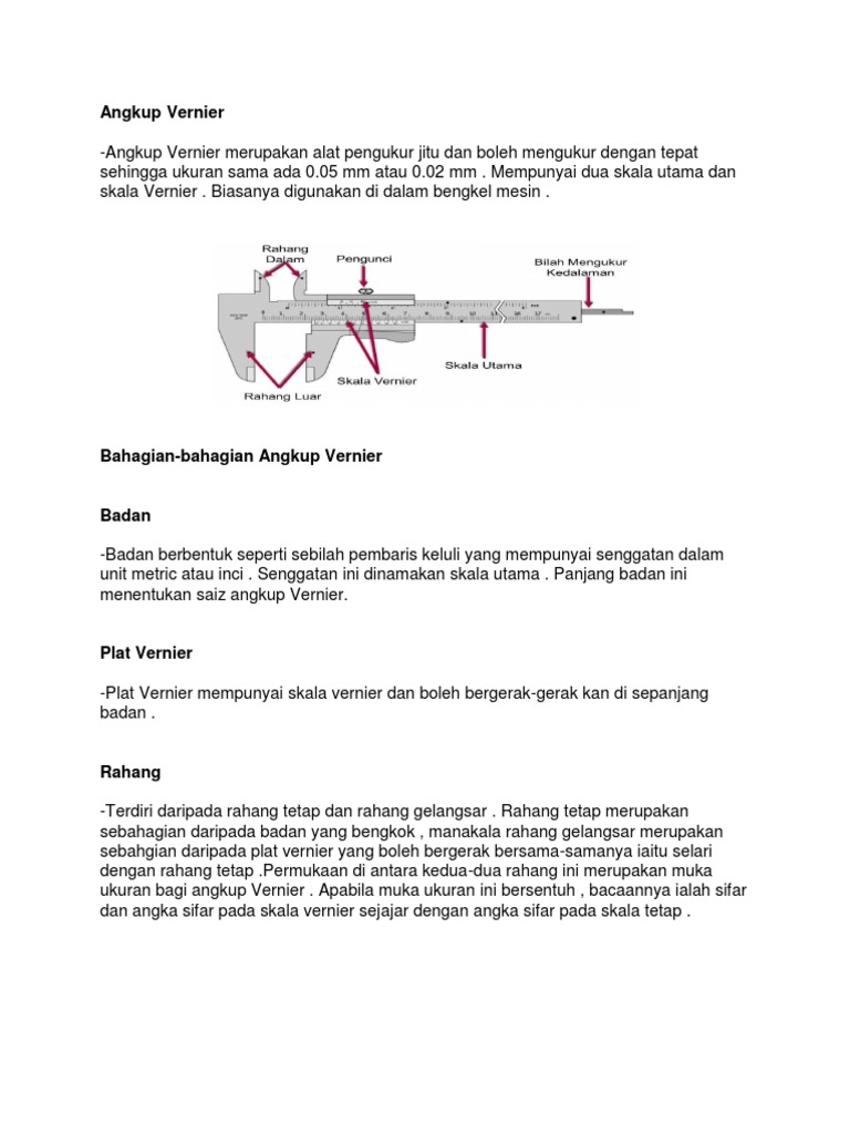 Angkup Vernier | PDF
