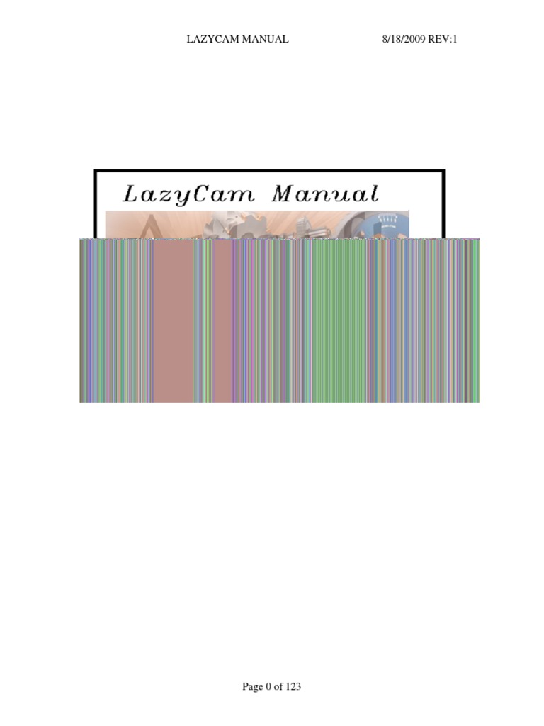 LazyCam Manual: User Guide & Tutorials | PDF | Machining | Menu (Computing)
