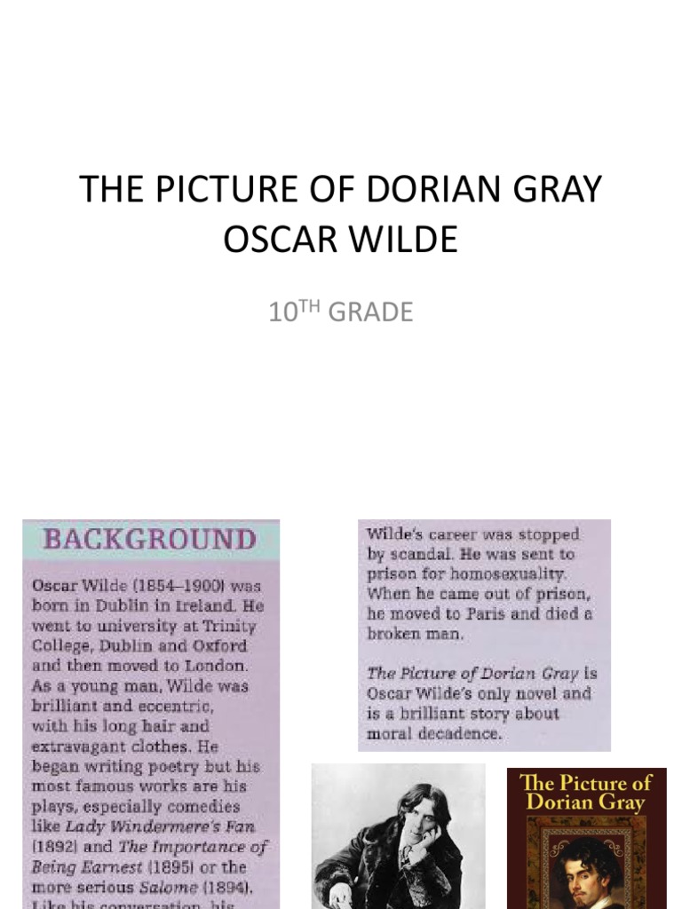 Picture of Dorian Gray Analysis | PDF