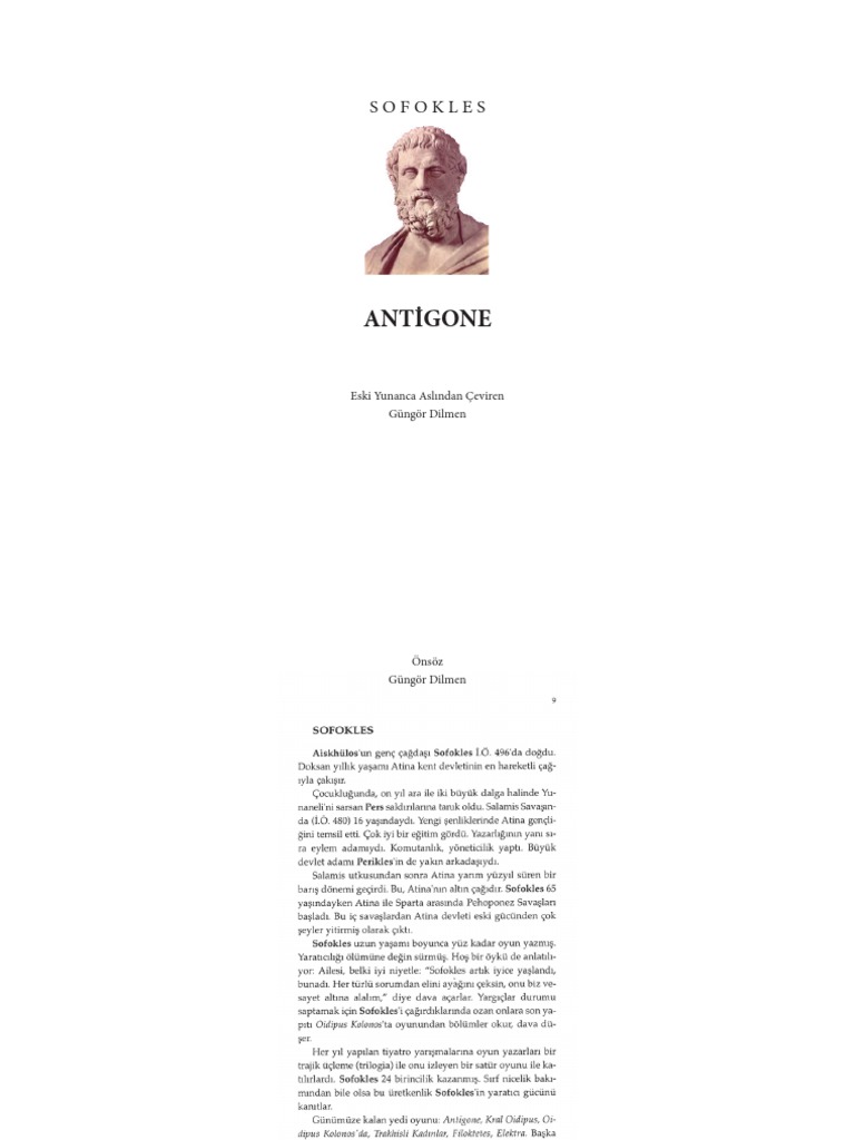 Sofokles - Antigone | PDF