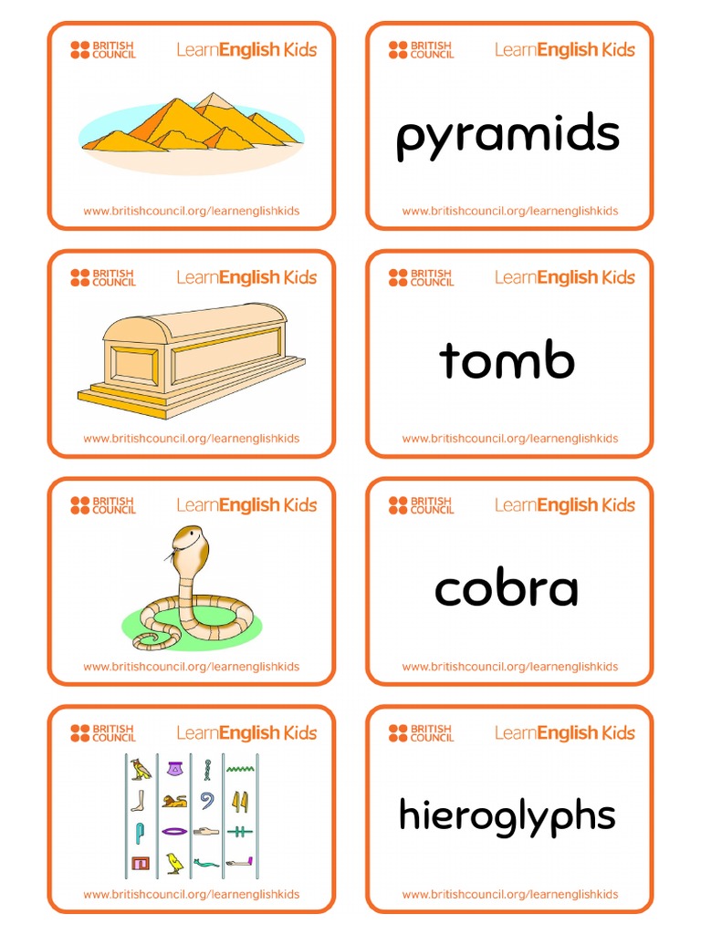 Flashcards Ancient Egypt 2018 | PDF