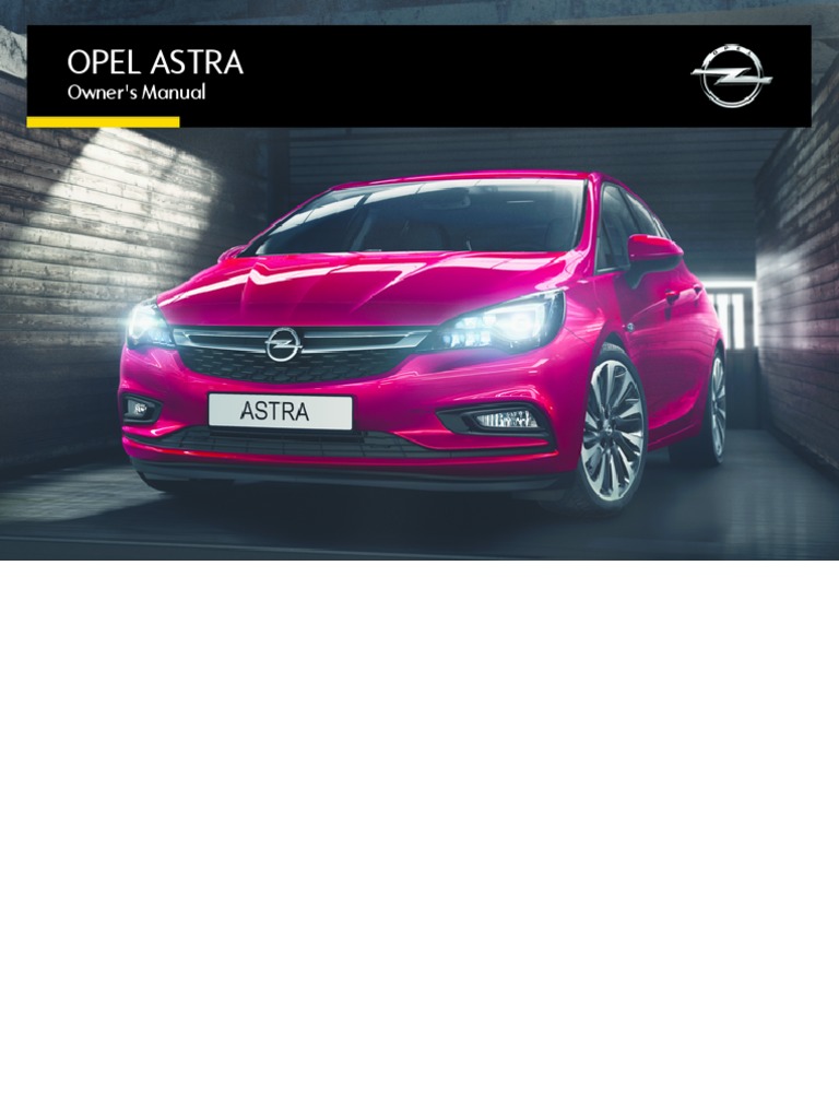 Opel Astra Manual | PDF | Manual Transmission | Automatic Transmission