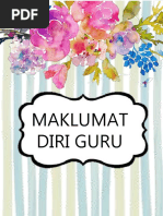 Template Maklumat Peribadi Guru 2021 | PDF