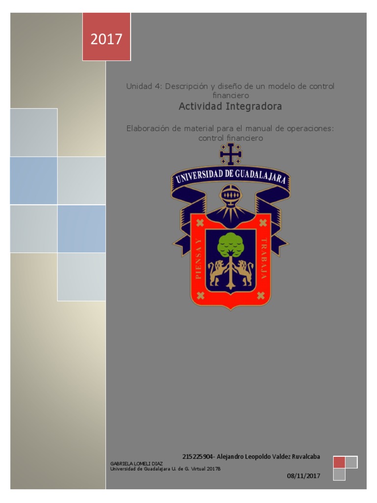 Unidad 4 Act Integradora | PDF | Hoja de balance | Contabilidad