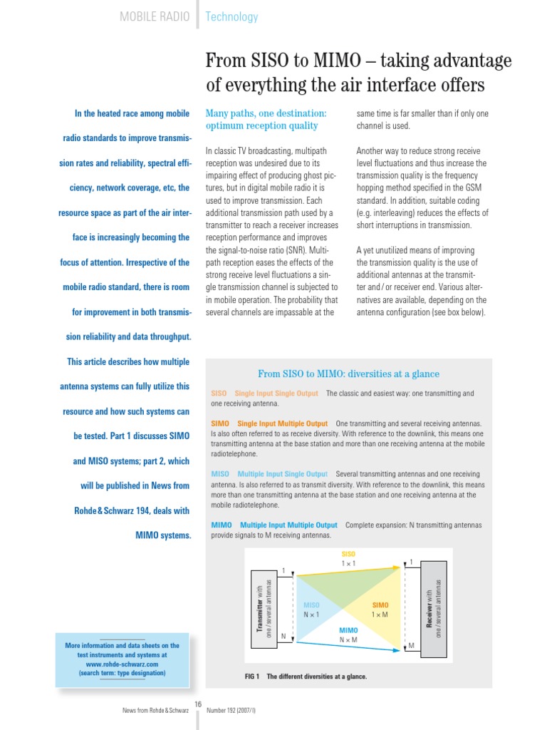 System Tor PDF | PDF | Mimo | Antenna (Radio)