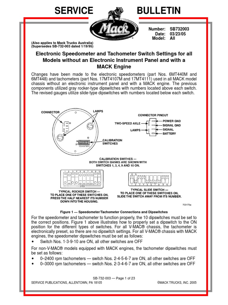 Electronic Speedometer and Tachometer Switch | PDF | Electrical ...