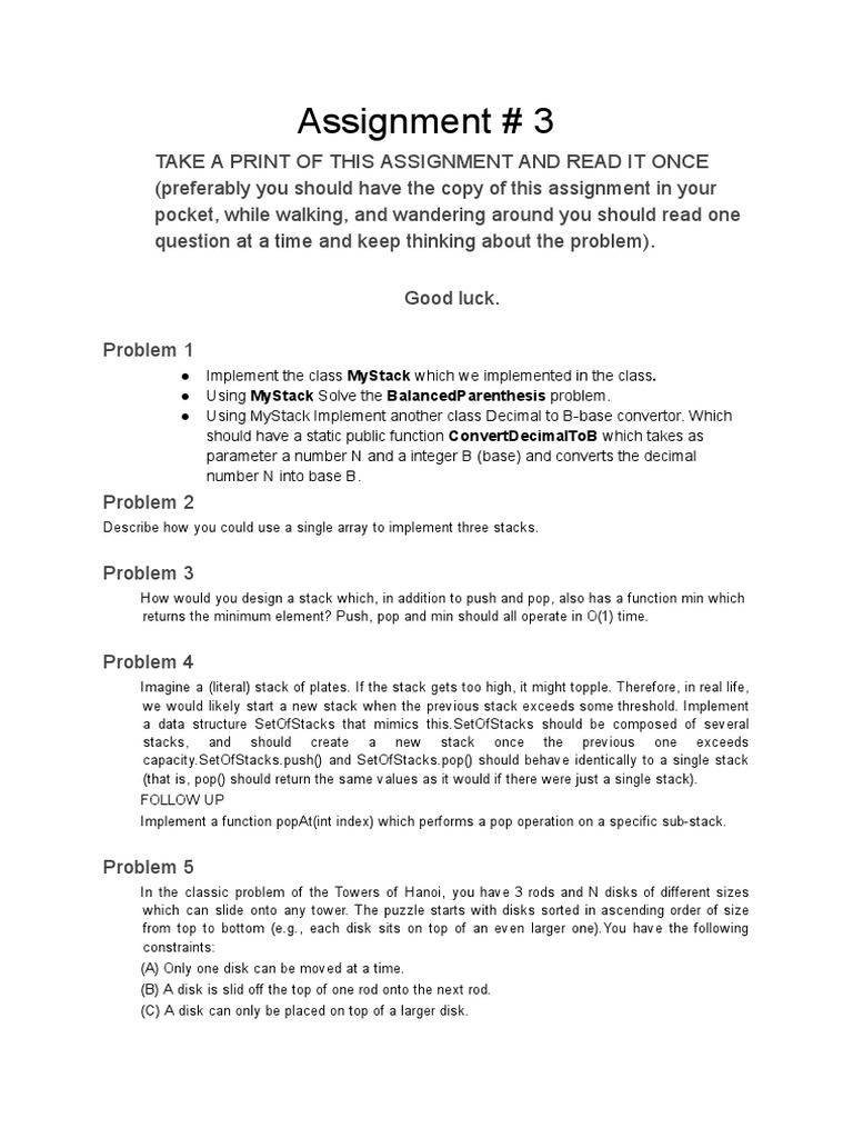 Assignment # 3-DSA | PDF | Queue (Abstract Data Type) | Subroutine