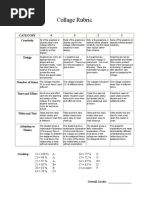 Rubric: Booklet Criteria Outstanding Proficient Consolidating Emerging ...