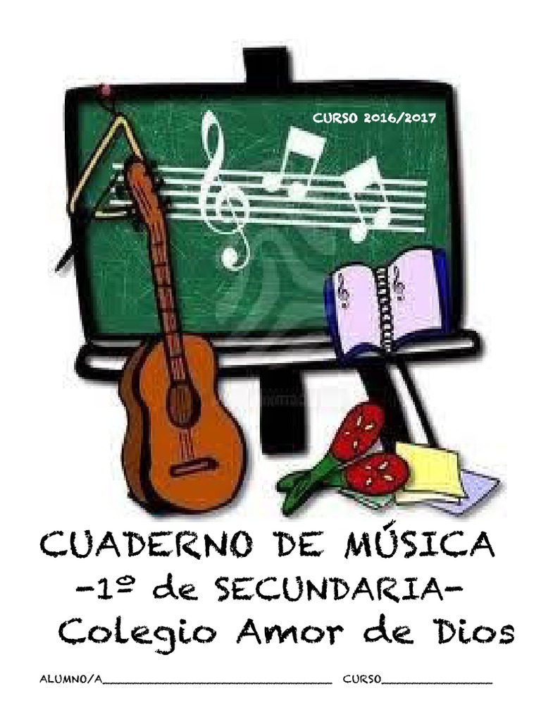 Cuaderno de Música 1 | PDF | Sonido | Ritmo
