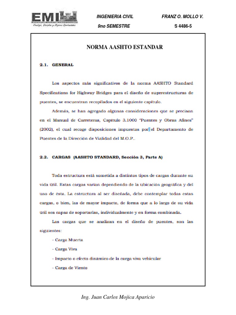 Norma Aashto | PDF
