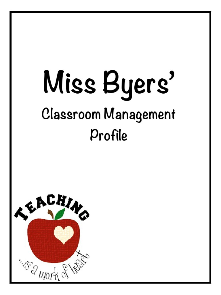 Classroom Management Profile | PDF | Classroom Management | Norm (Social)