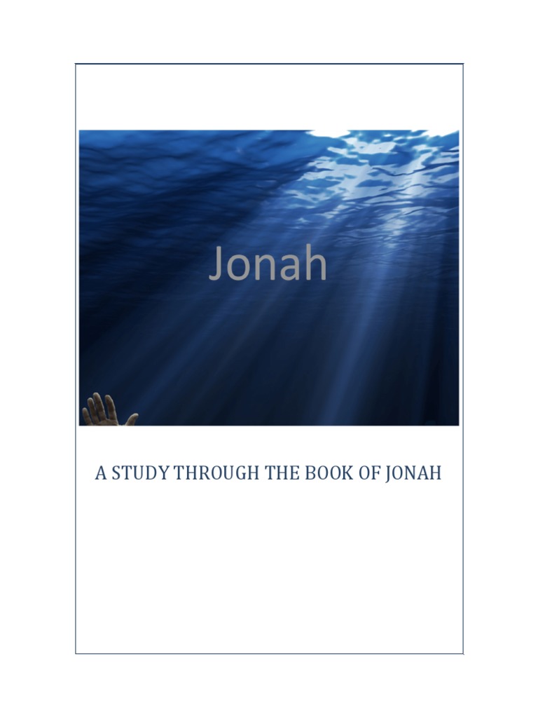The Book of Jonah - Six Bible Study Lessons | PDF | Repentance | Jonah