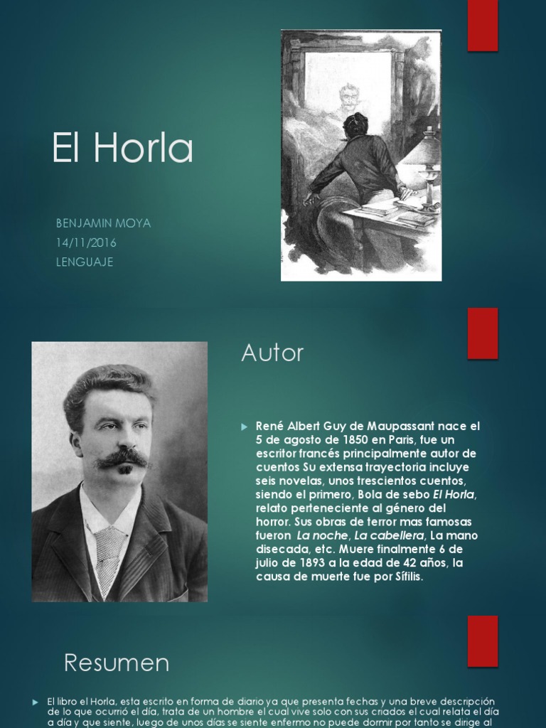 El Horla | PDF | Guy De Maupassant | Ocio